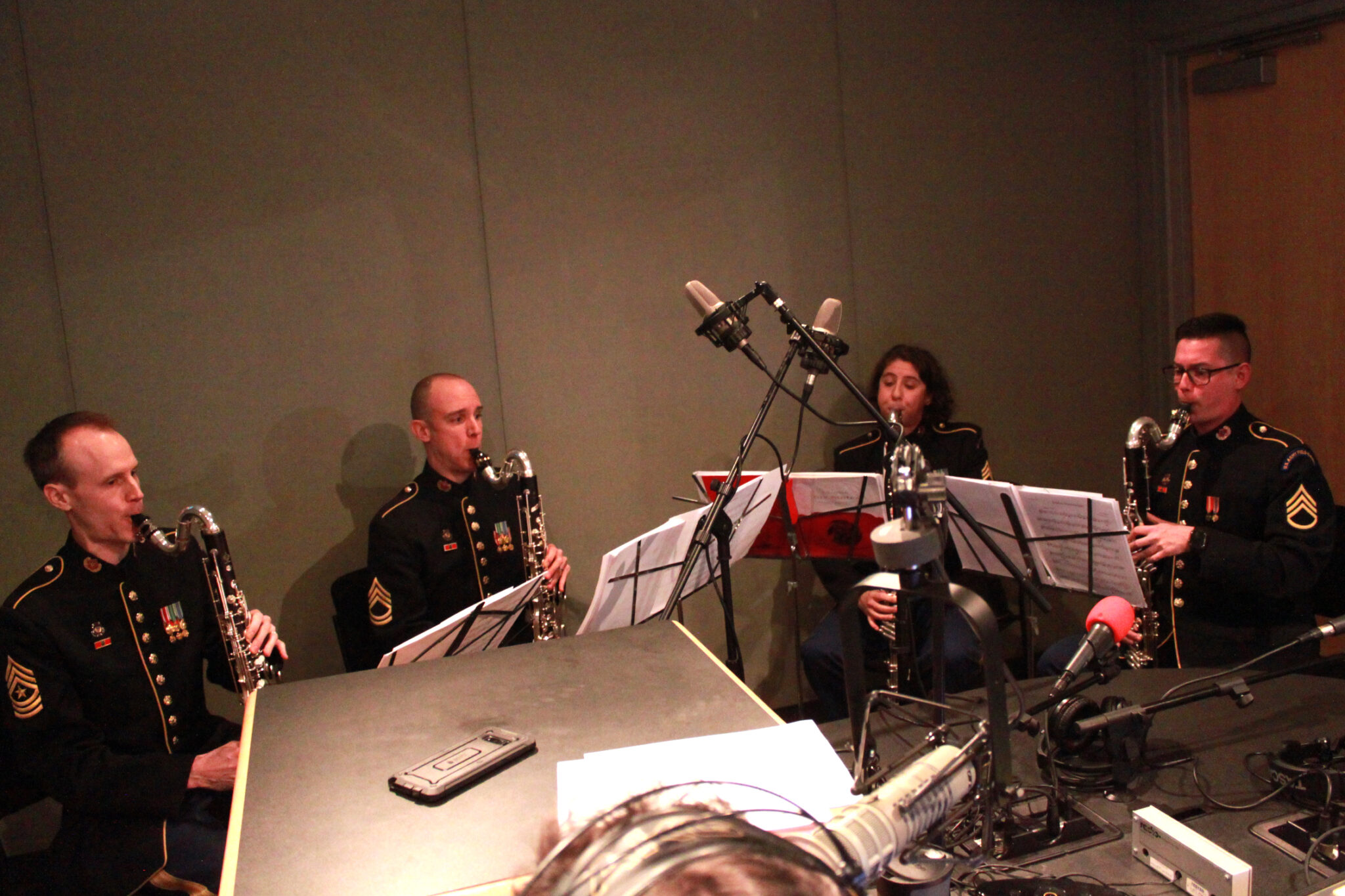 In Studio Pop-up: U.S. Army Field Band Bass Clarinet Quartet ...
